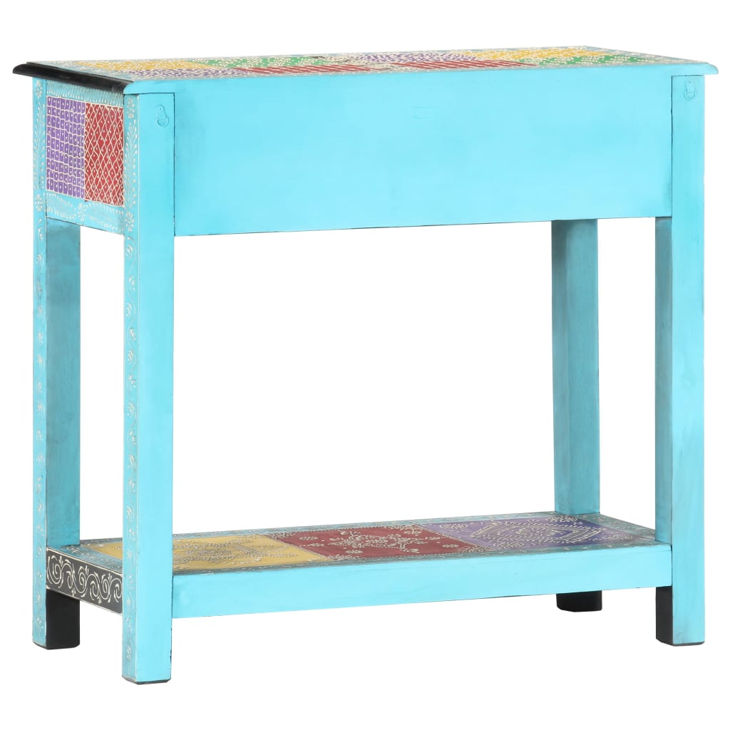 NNEVL Hand Painted Console Table 80x35x75 cm Solid Mango Wood – NNE Living