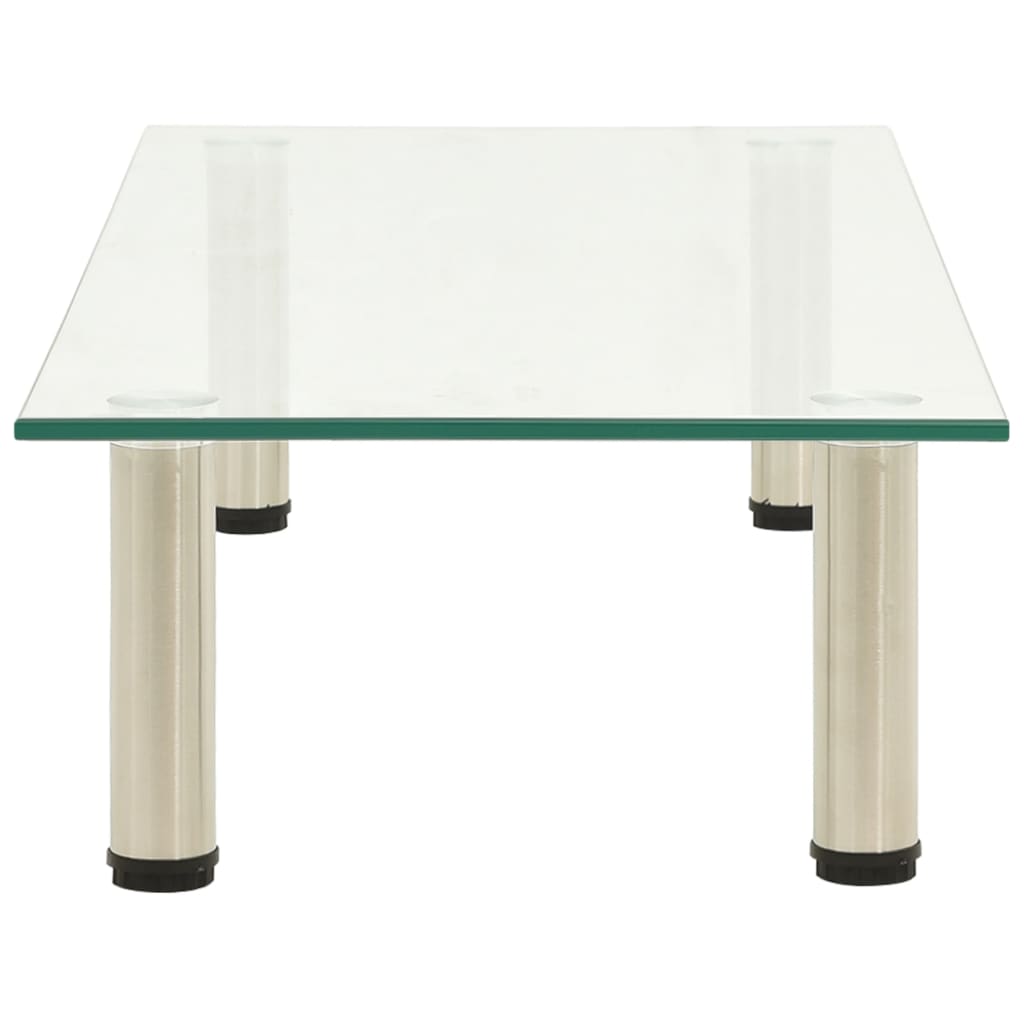 NNEVL TV Stand Transparent 80x35x17 cm Tempered Glass – NNE Living