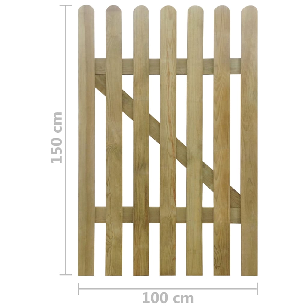 NNEVL Garden Gate Wood 100x150 cm – NNE Living