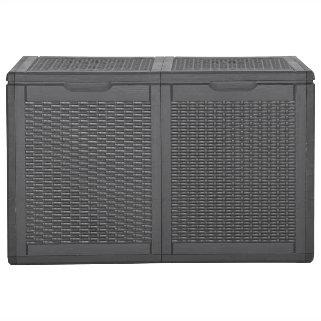 NNEVL Garden Storage Box 180L Black PP Rattan – NNE Living
