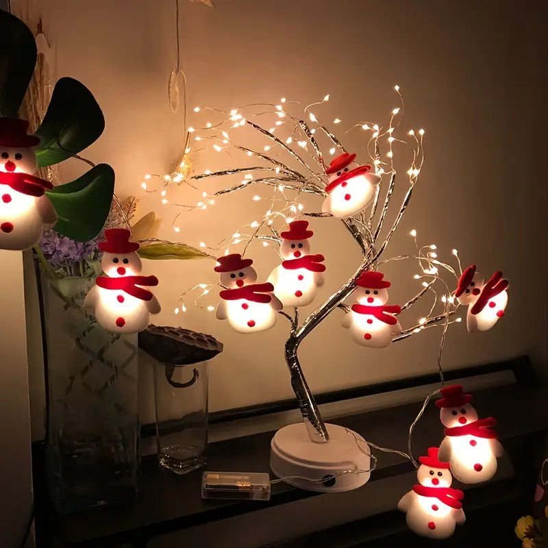 NNETM Charming LED Snowman String Lights for Festive Christmas Decor ...