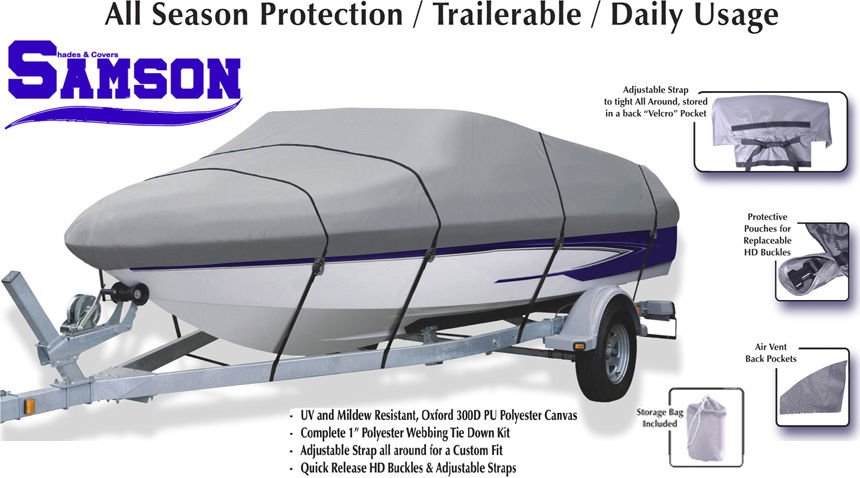 NNEDPE Samson Boat Cover Trailerable Heavy Duty 16-18FT – NNE Living
