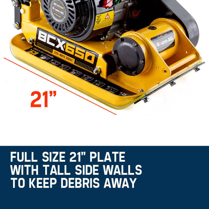 NNEMB 76kg 370x510mm 6.5HP Plate Compactor-Paver Pad (BCX-650) – NNE Living