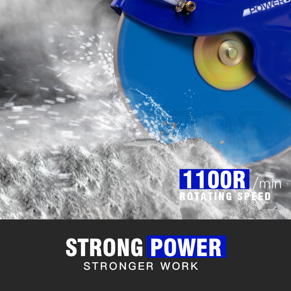NNEMB MX9500 Concrete Cut Off Demolition Saw Wet Demo Road Cutter Bric ...