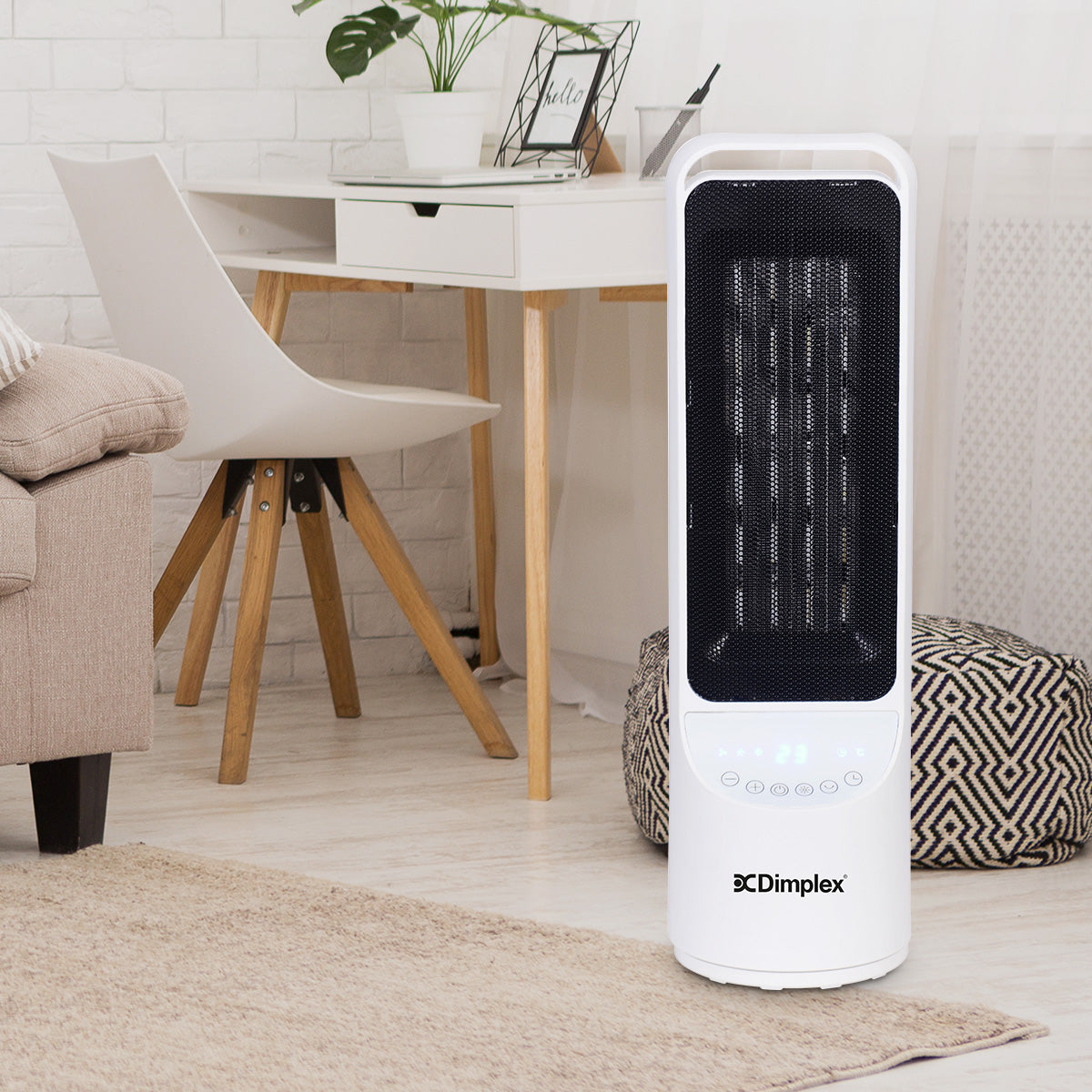 NNEDPE Dimplex Tower Heater Cermaic Electronic Controls Remote DHCERA2 ...