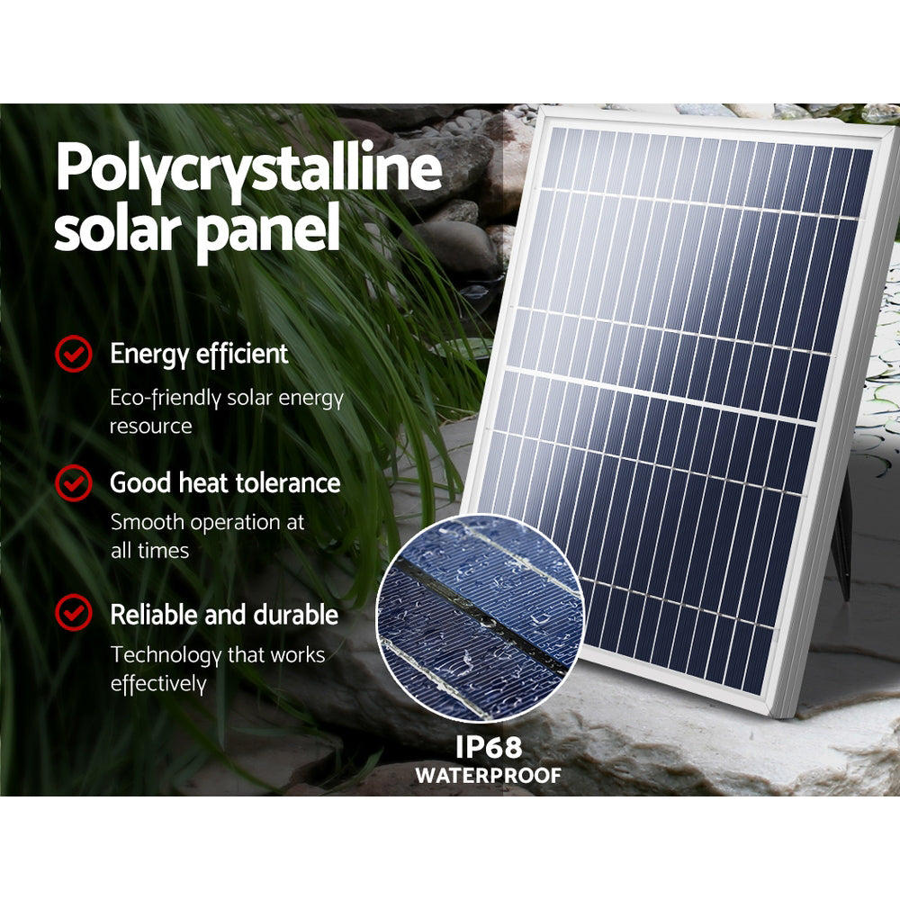 NNEDSZ Pond Pump with Battery Powered Submersible Kit LED Light & Remo ...