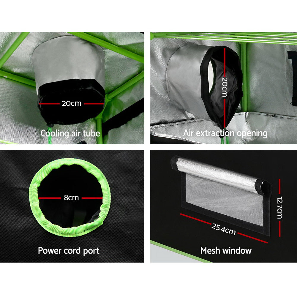NNEDSZ Greenfingers Grow Tents Hydroponics Plant Tarp Shelves Kit 80 x ...
