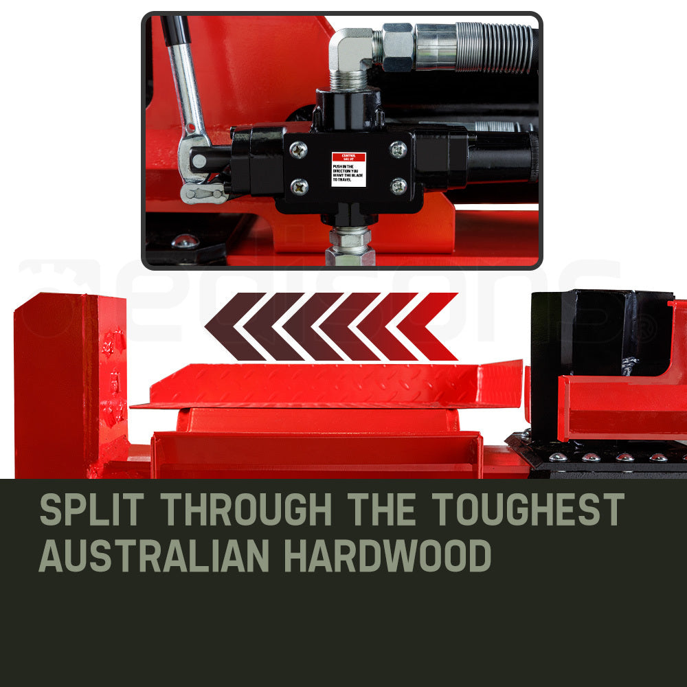 NNEMB 65 Tonne Petrol Hydraulic Wood Horizontal and Vertical Towed Log ...