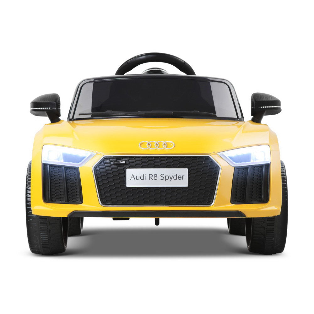 NNEDSZ Kids Ride On Audi R8 - Yellow – NNE Living