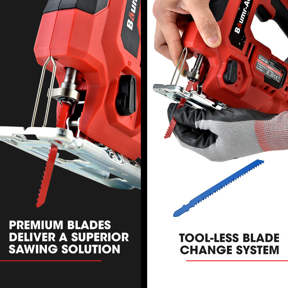 NNEMB JS3 20V SYNC Cordless Jigsaw Kit Tool with Battery and Fast Char ...