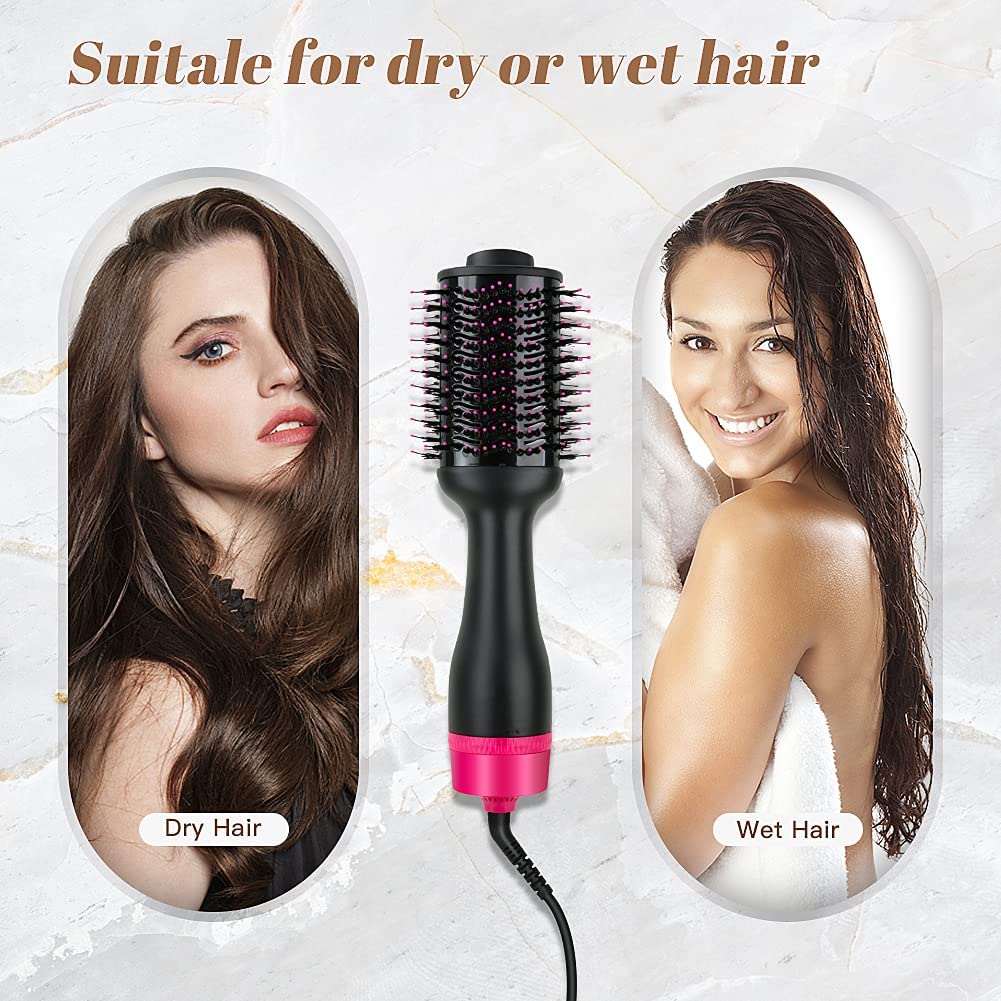 NNEDSZ -Step Hair Dryer Negative Ion Anti-Frizz Blowout for Drying,Str ...