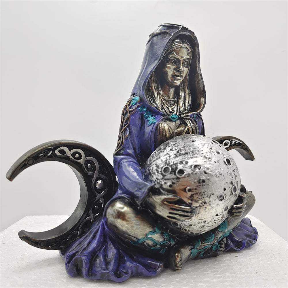 Nnedsz Mother Earth Statue Resin Millennial Gaia Goddess Art Ornament