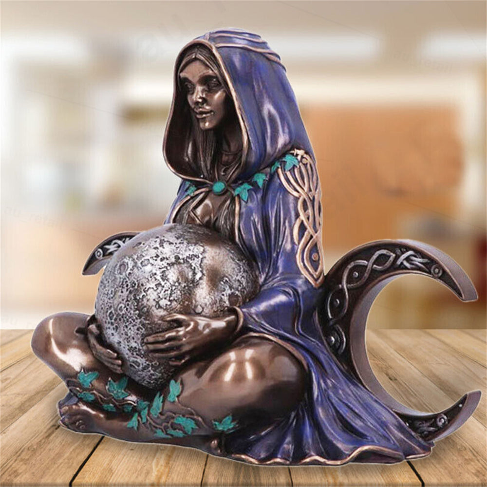 NNEDSZ Mother Earth Statue Resin Millennial Gaia Goddess Art Ornament ...