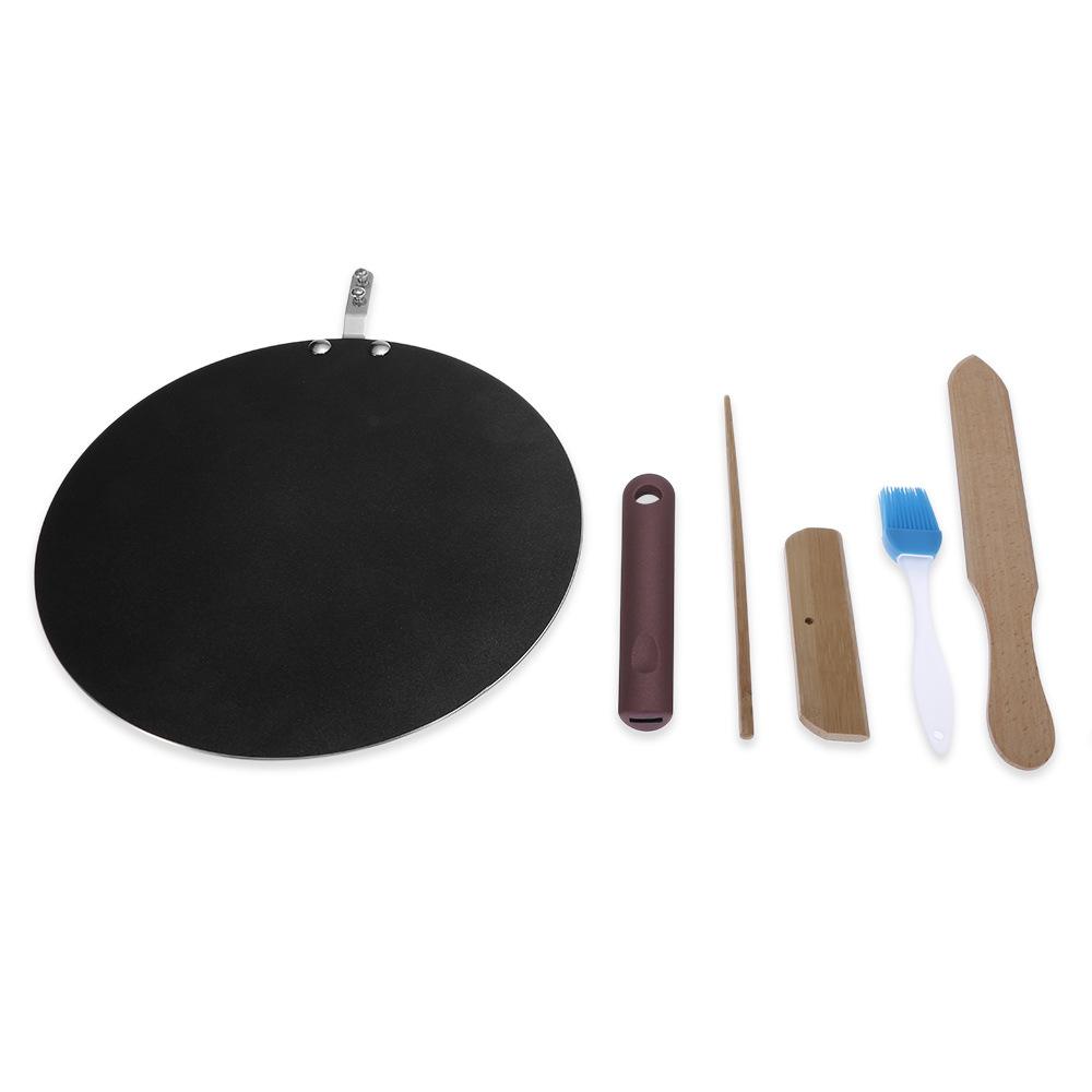 NNEDSZ 32cm Nonstick Frying Indian Tava Dosa Chapati Pan Flat Skillet ...