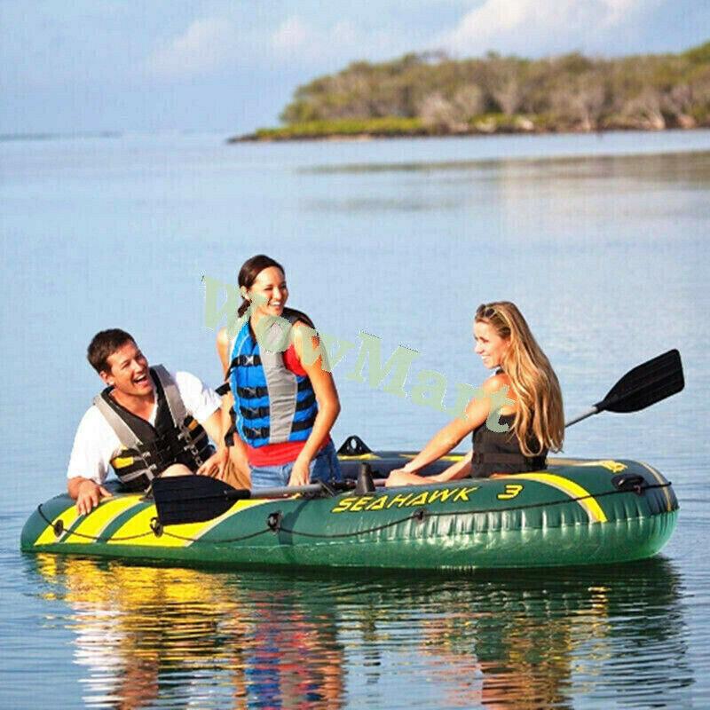 NNEDSZ Seahawk 3 Person Inflatable Boat Fishing Boat Raft Set 68380NP ...