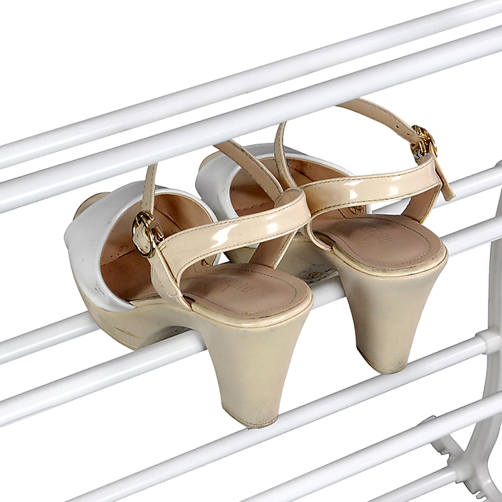 NNEDSZ 36 Pair Shoe Holder Organiser Over The Door Hanging Shelf Rack ...
