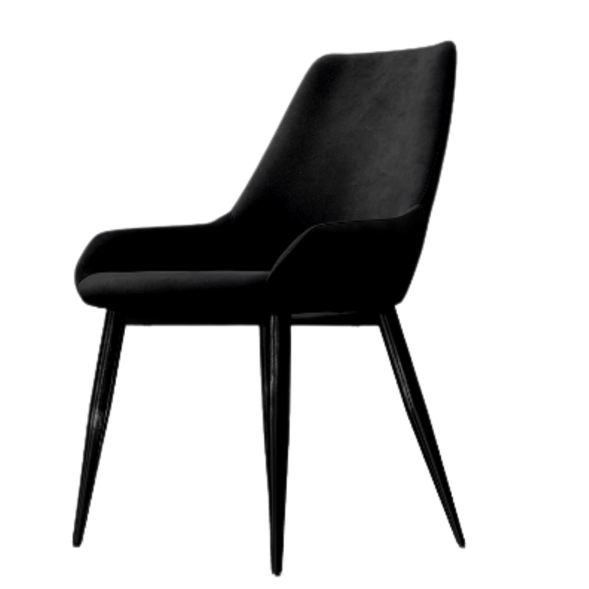 NNEDSZ of 2 Barstool Allen Classy Black Velvet Dining Chair – NNE Living