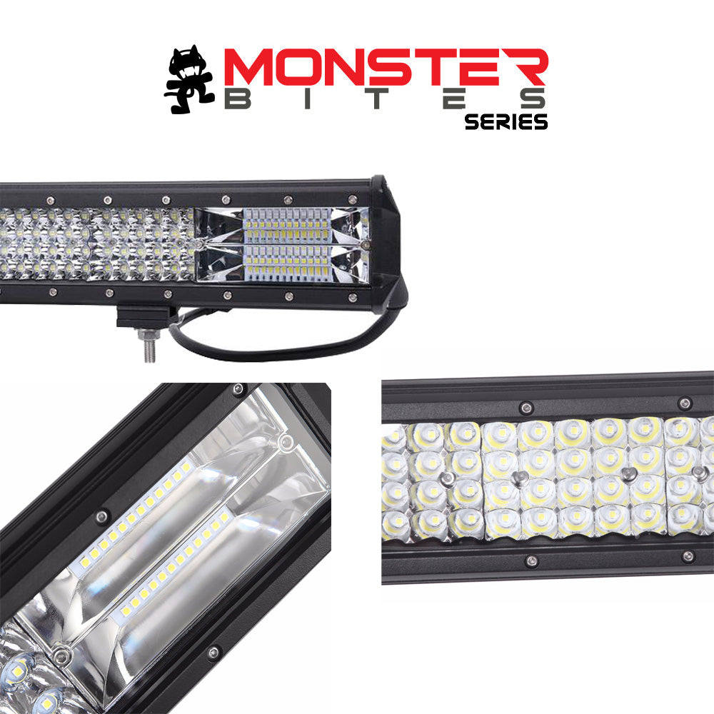 NNEDSZ 28 inch Light Bar Quad Row Combo Beam 4x4 Work Driving Lamp 4wd ...