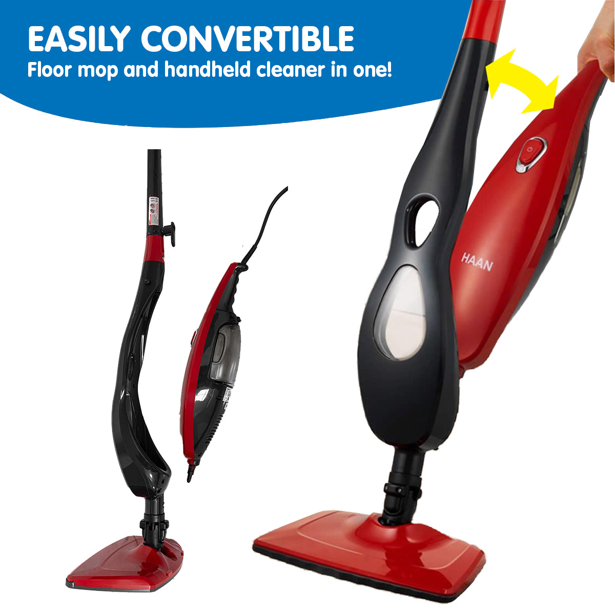 NNEDPE Haan Steam Mop Slim Floor Carpet Cleaner Steamer - SI-A70 – NNE ...
