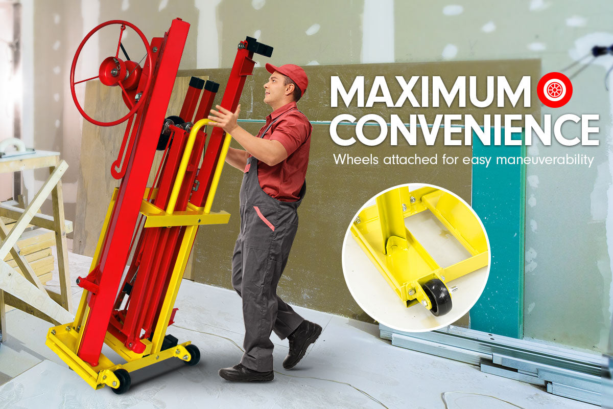 NNEDPE Drywall Panel Lifter Hoist Storage Stand Rack Trolley – NNE Living